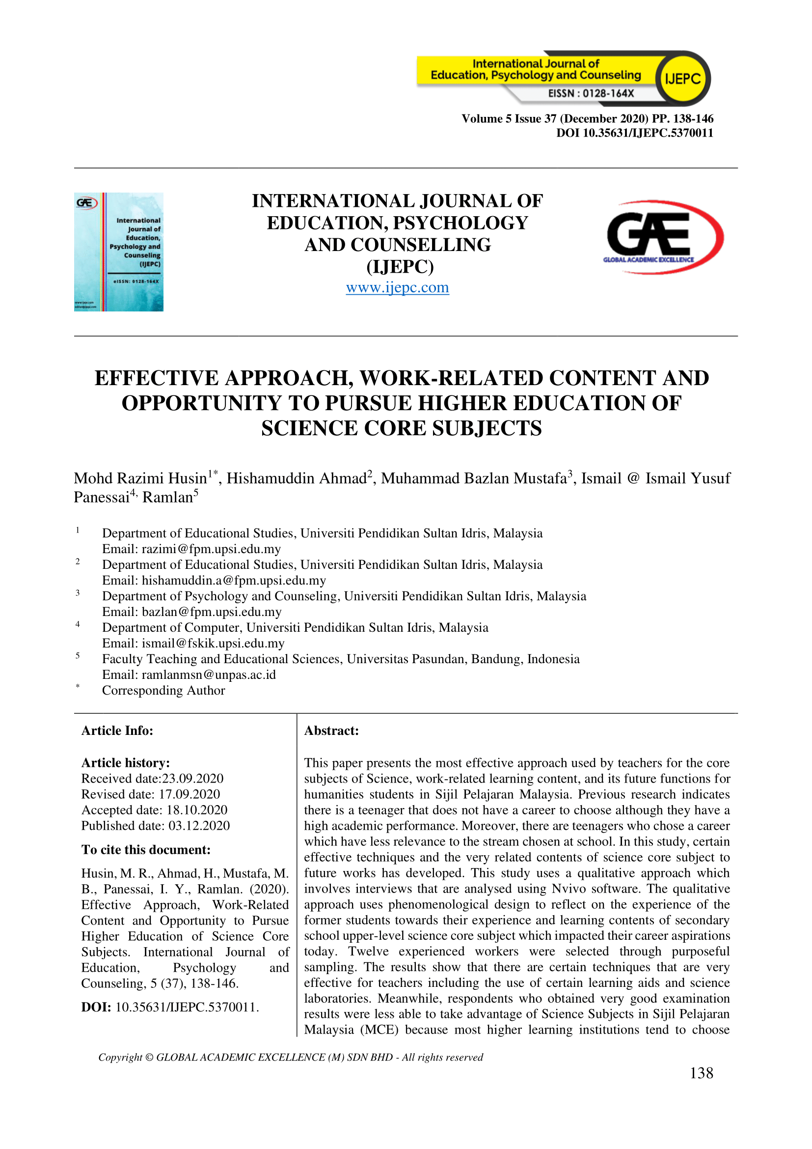 STEM CLUSTER – Centre of Pedagogical Research & Innovation